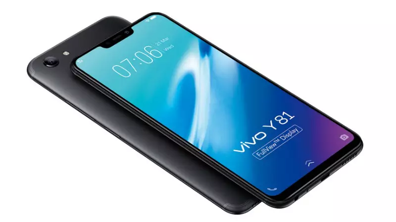 Vivo Y81 yenye Onyesho La Notched Imezinduliwa nchini India kwa Sh. 12,990: Maelezo, Vipengele 10274_1