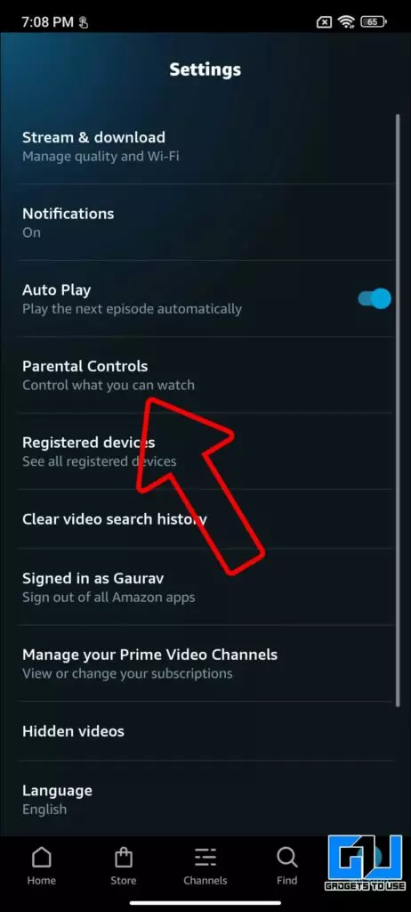 Como restringir o conteúdo na Amazon Mini TV, Fire TV Stick e Prime Video 110_13