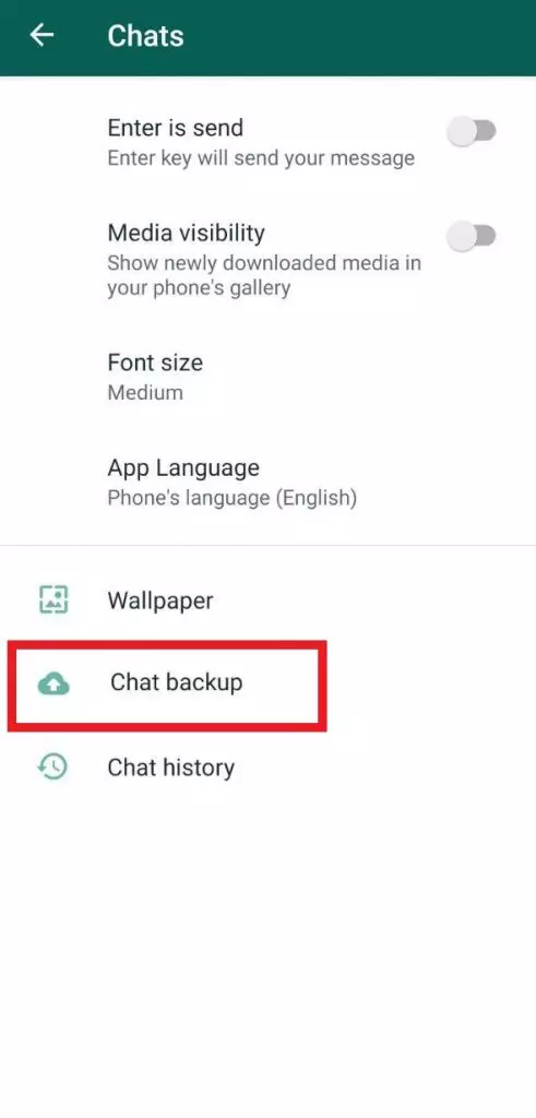 Google Drive-da WhatsApp tekstlerini nädip ätiýaçlamaly