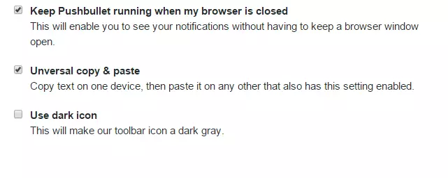 “Pushbullet” “Chrome” we “Firefox” -a uniwersal göçürme we goýmak aýratynlygyny goşýar 1208_3