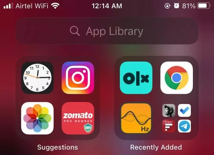 iOS 14 App Library: 10 Italolobo, Ẹtan ati farasin Awọn ẹya ara ẹrọ 12144_4