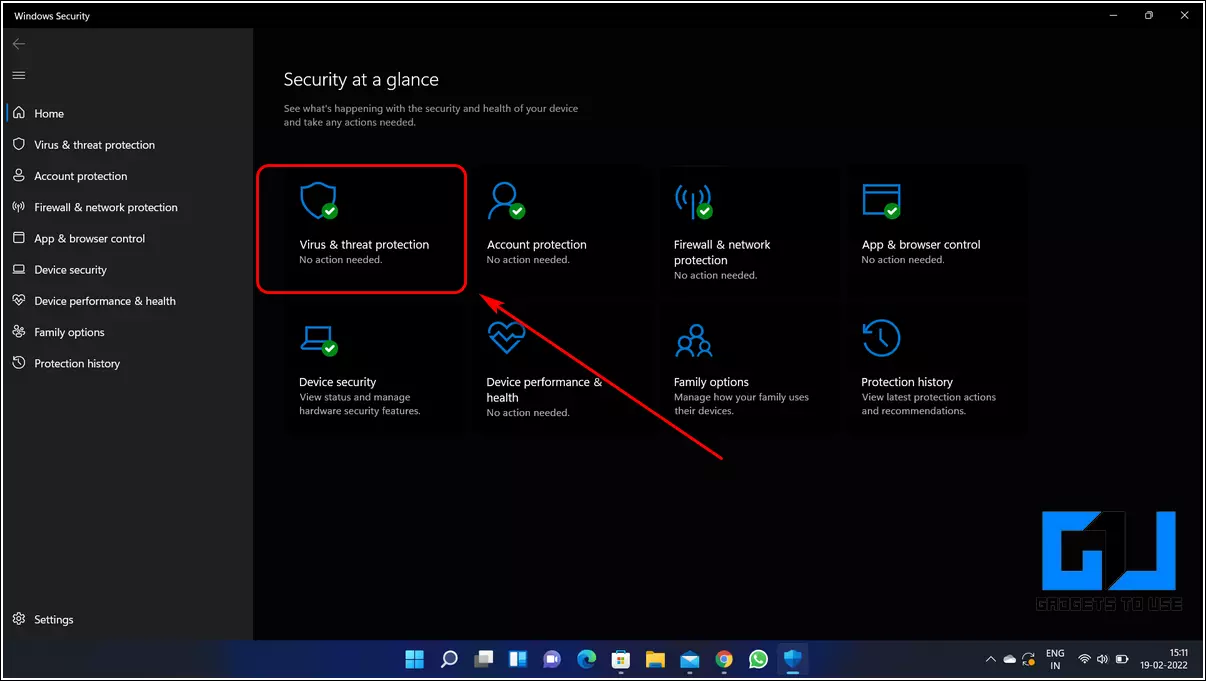 5 geriausi būdai, kaip išjungti „Microsoft Defender“ sistemoje „Windows 11“. 12173_3