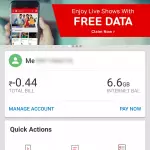 Mening Airtel bepul ma'lumotlar bannerim