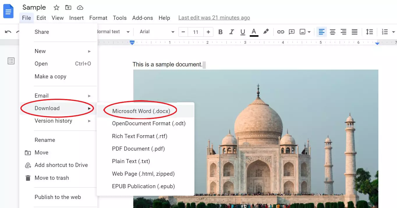 Google Docs'тан рәсемнәрне компьютерга саклауның 5 ысулы 28583_8