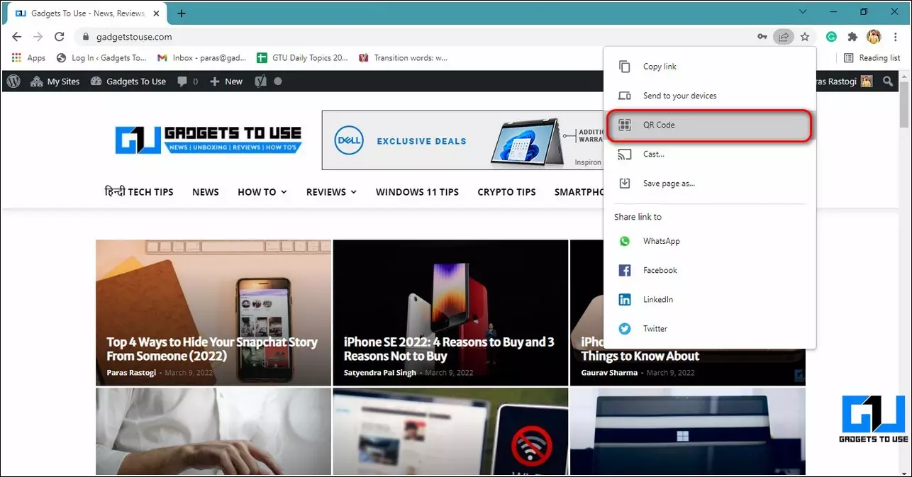 4 Cara untuk Menghantar Pautan Halaman Web daripada Google Chrome ke Semua Peranti Anda 31145_8