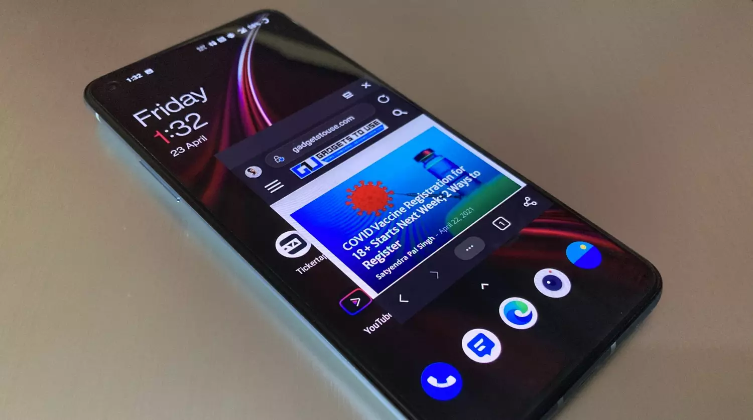 Flosantaj Aplikoj Multitasking sur OnePlus-Telefonoj