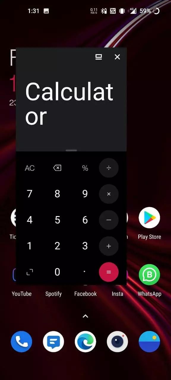 OnePlus ఫోన్లో ఫ్లోటింగ్ విండోను ఉపయోగించండి