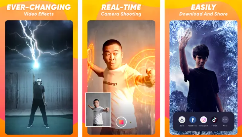 Magi+ - Nejlepší aplikace s magickými video efekty pro Android