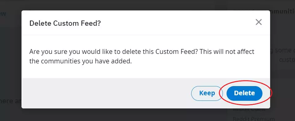 Reddit पर कस्टम फ़ीड हटाएं