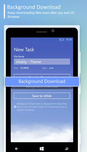 UC Browser 3.2 untuk Windows Phone menghadirkan Unduhan Latar Belakang dan Lainnya 4060_1