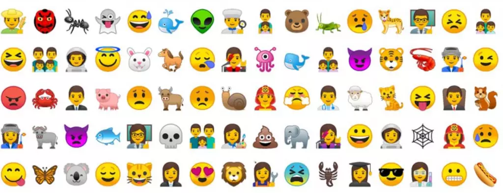 Ho hlahisoa ha Android 8.0 Oreo- Emoji e Ncha