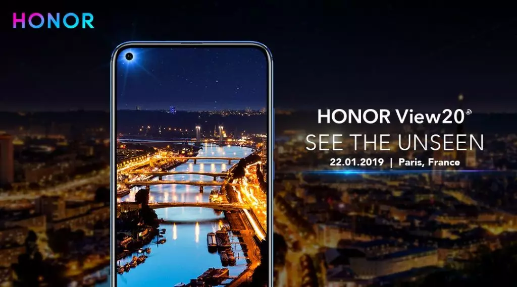 Honor V20 с экранной камерой дразнили в преддверии запуска 26 декабря 42481_1