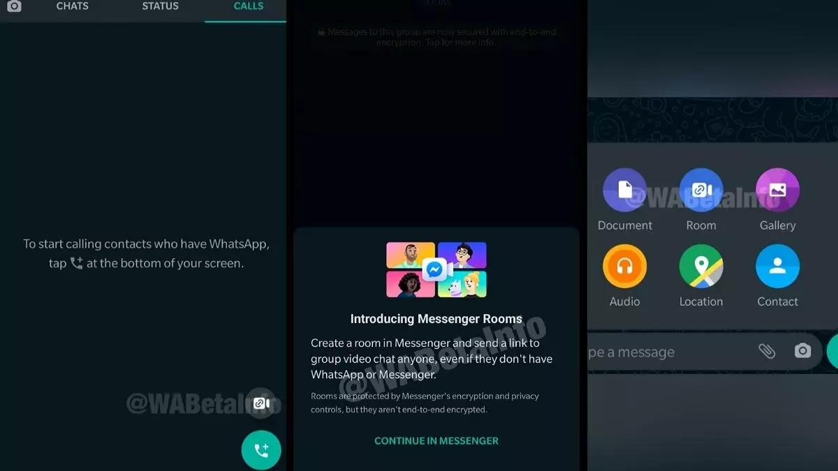 Cum să utilizați Messenger Rooms în WhatsApp 43131_1