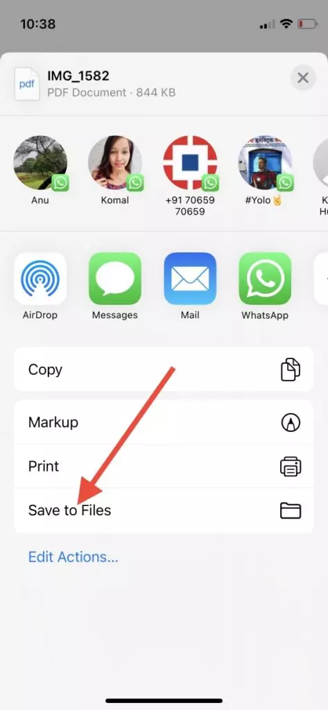 Wéi ee PDF aus Biller automatesch op iPhone mécht 4374_12