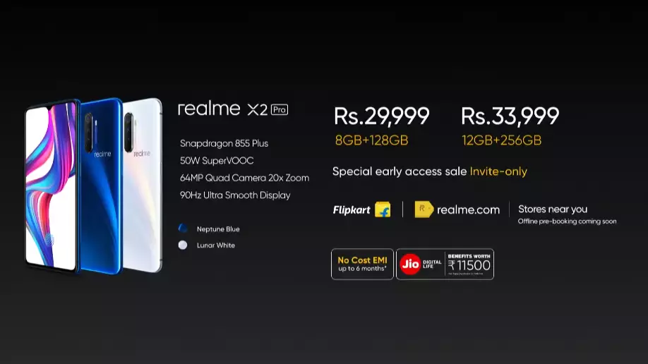 تم إطلاق Realme X2 Pro في الهند بدءًا من Rs. 29999: المواصفات الكاملة والتوافر 46644_1