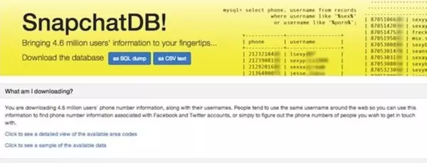 Kontooplysninger og telefonnumre på 4,6 millioner Snapchat-brugere lækket online 5024_1