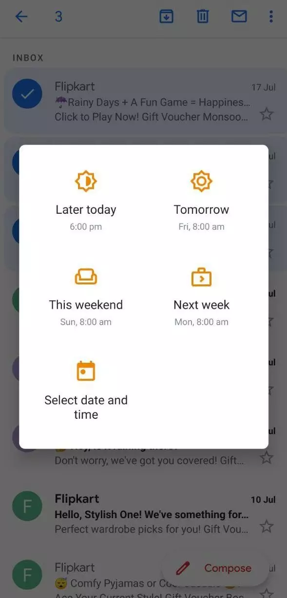 Che cos'è Snooze in Gmail e come utilizzarlo? 50374_5