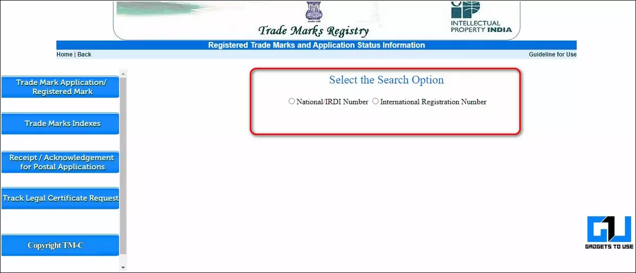 ಭಾರತದಲ್ಲಿ ಟ್ರೇಡ್ಮಾರ್ಕ್ ಪ್ರಮಾಣಪತ್ರವನ್ನು ಆನ್ಲೈನ್ನಲ್ಲಿ ಹುಡುಕುವುದು ಅಥವಾ ಡೌನ್ಲೋಡ್ ಮಾಡುವುದು ಹೇಗೆ 52454_6