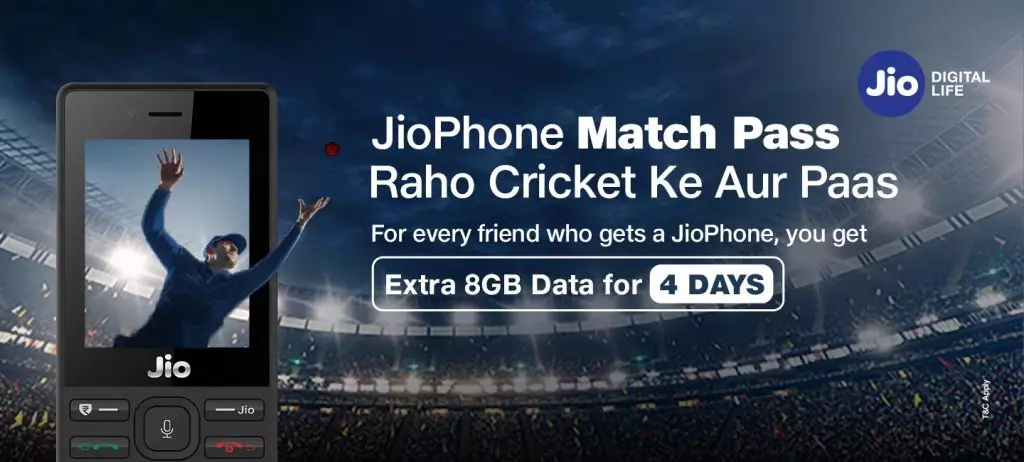 JioPhone Match Pass-tilbud: Slik får du opptil 112 GB gratis data 5355_1