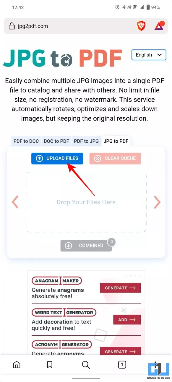 5 veidi, kā mobilajā ierīcē apvienot vairākus attēlus PDF failā 53_26