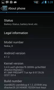 Vanilla Android ROM สำหรับ Nokia X Surfaces ออนไลน์ 5662_3