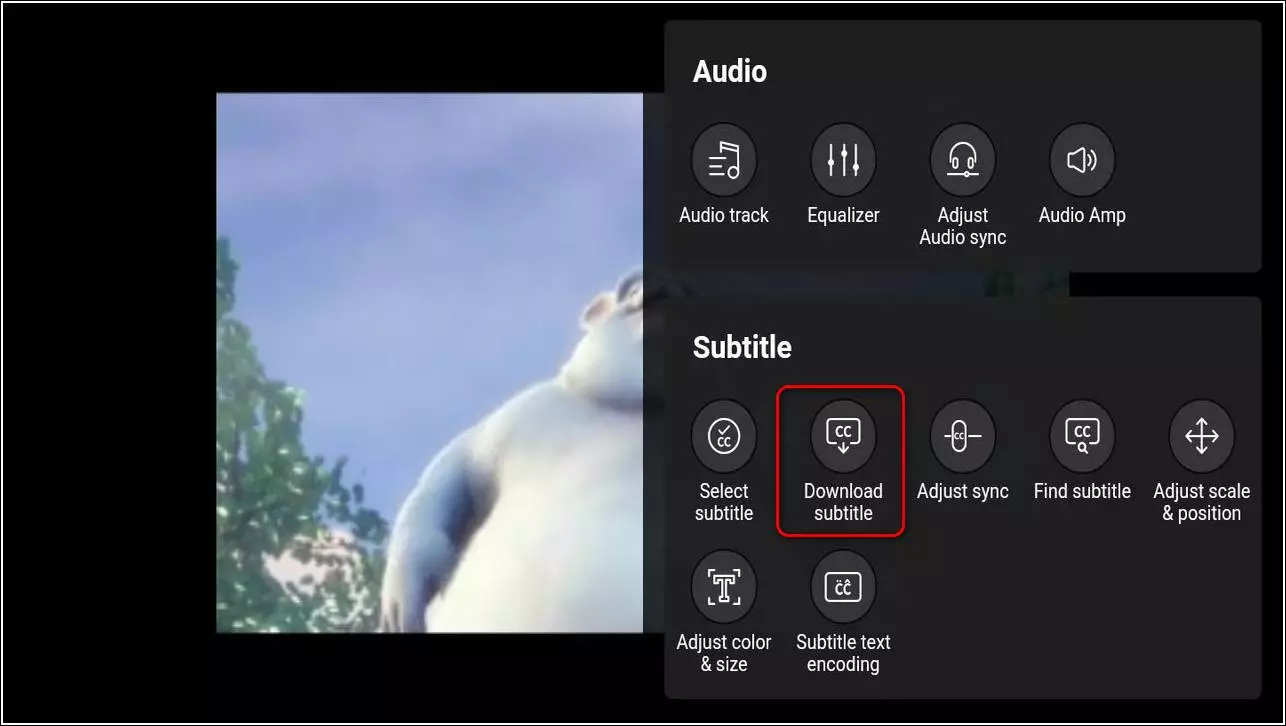 Las 3 mejores aplicaciones de reproductor de video para ver películas con subtítulos en Android 6855_13