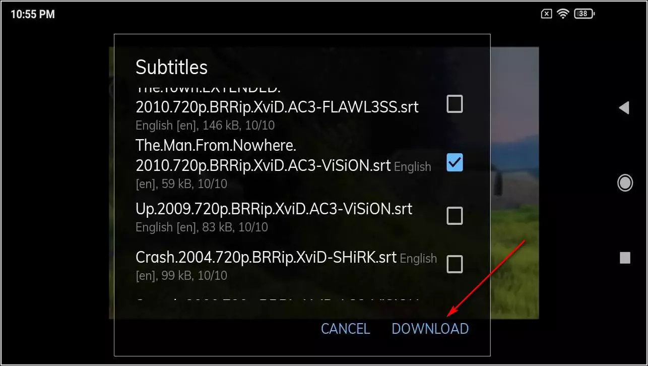 Las 3 mejores aplicaciones de reproductor de video para ver películas con subtítulos en Android 6855_9