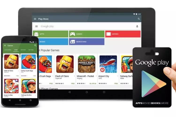 Google introducerer Google Play-gavekort i Indien 7363_1