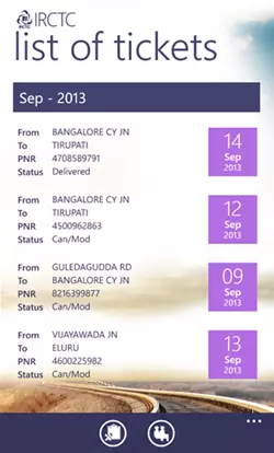 ୱିଣ୍ଡୋଜ୍ ଫୋନ୍ ଏବଂ ୱିଣ୍ଡୋଜ୍ 8 ପାଇଁ IRCTC ର ଅଫିସିଆଲ୍ ଆପ୍ ଲଞ୍ଚ ହୋଇଛି | 7990_5