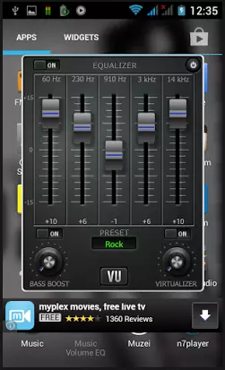 Top 5 Android Equalizer fir den Sound op Smartphones a Pëllen ze tune 8018_1