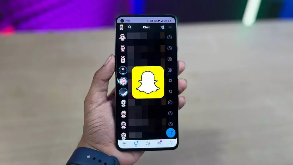 Mørk modus i Snapchat på Android iOS