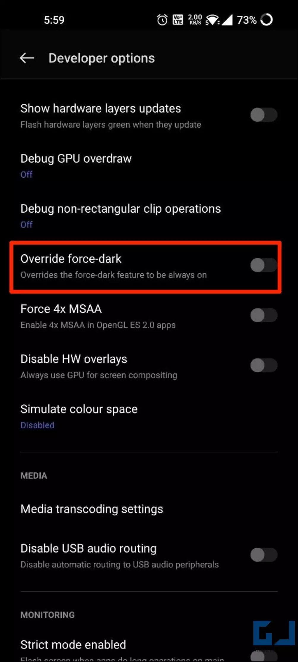 6 načina da dobijete Dark Mode u Snapchatu na Androidu i iOS-u (2022) 8553_21