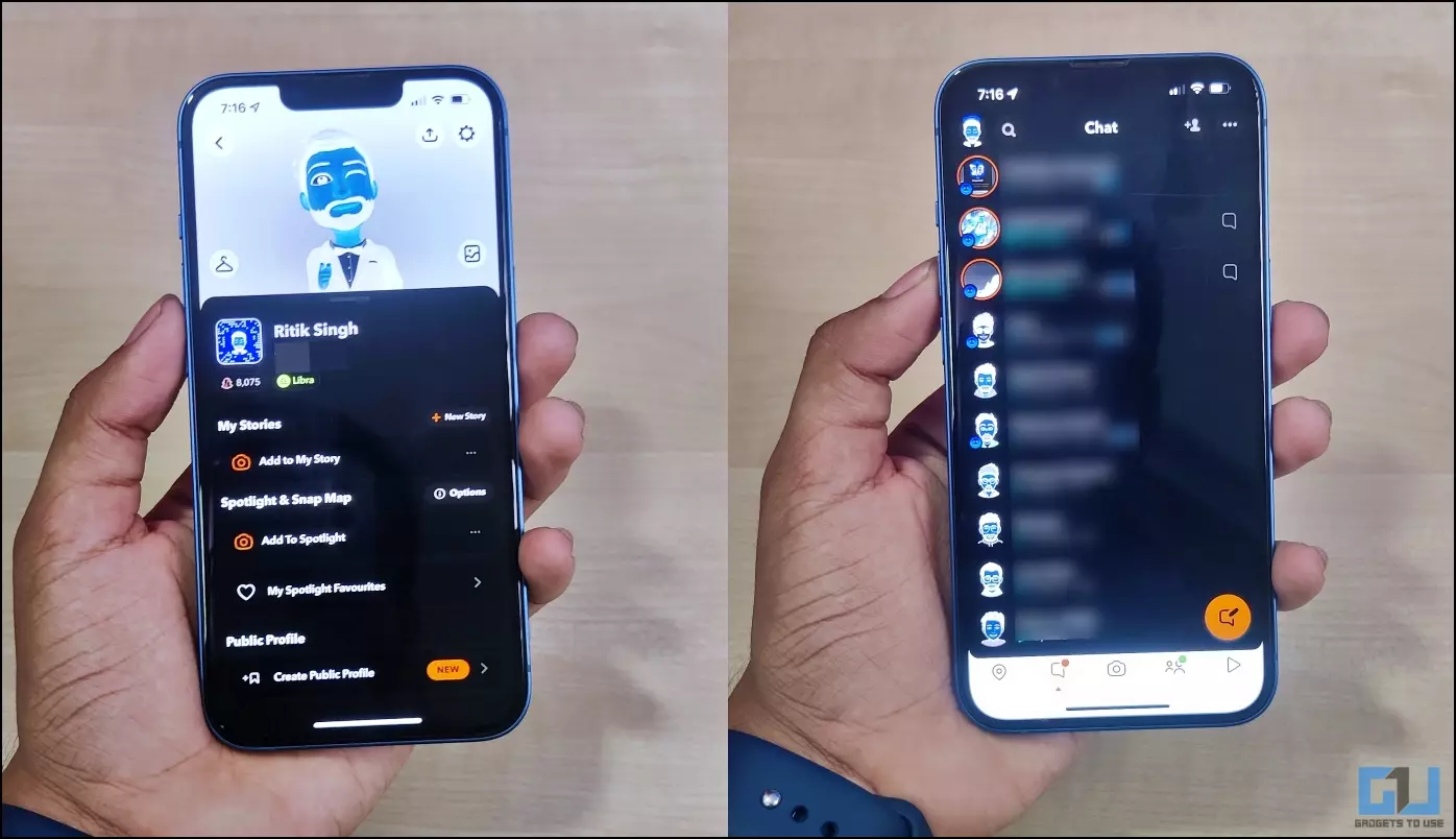 Snapchat Dark Mode iOS sa Smart Invert