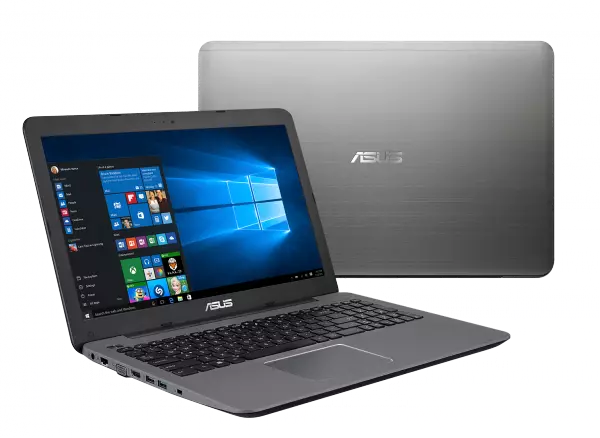 ASUS VivoBook 4K_glacier ການອອກແບບພຣີມຽມໂລຫະສີຂີ້ເຖົ່າ