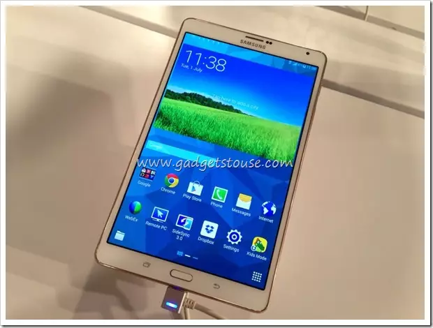 Samsung Galaxy Tab S 8.4 Hands on, första granskning, foton och video