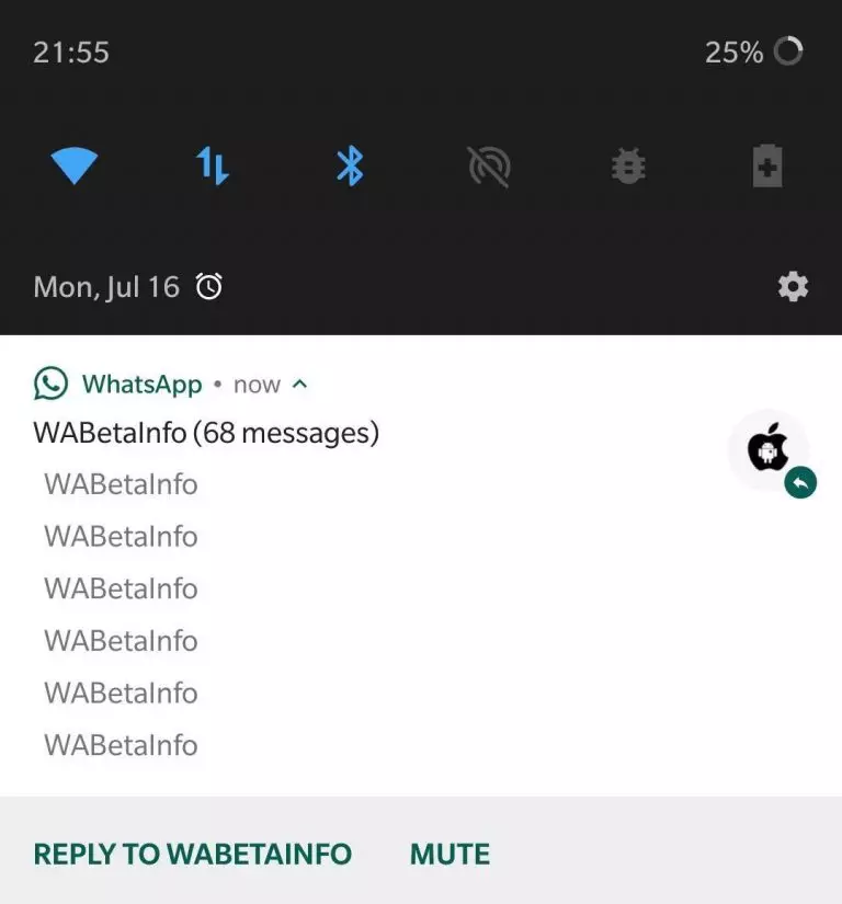 WhatsApp i gael Sticeri yn fuan, Botwm Mute ar gael nawr yn Android Beta 9660_3