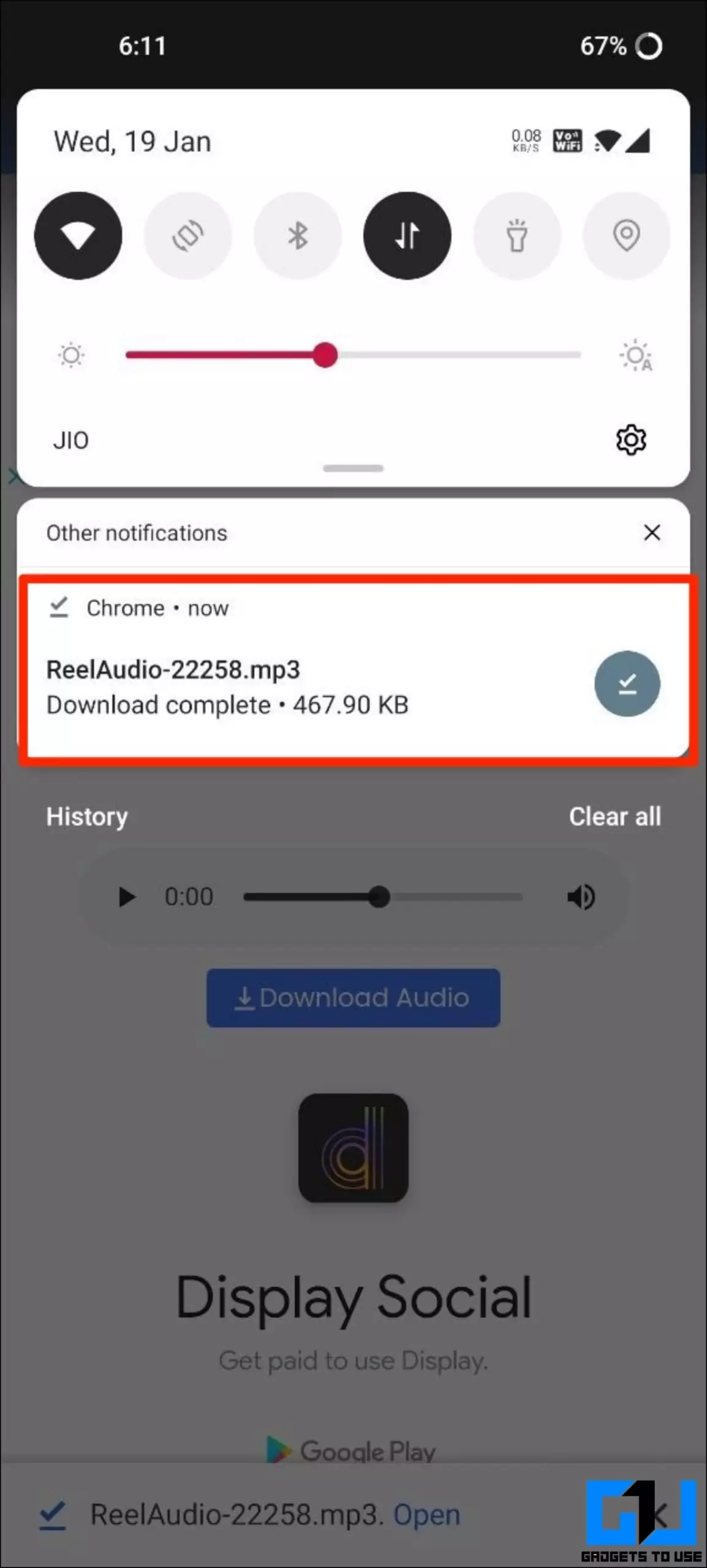 ดาวน์โหลด Instagram Reel Audio โดยใช้เว็บไซต์